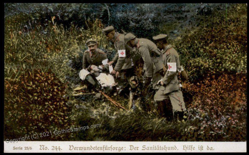 Germany Austria WWI Army Red Cross Field Medics Patriotic Gloria ...