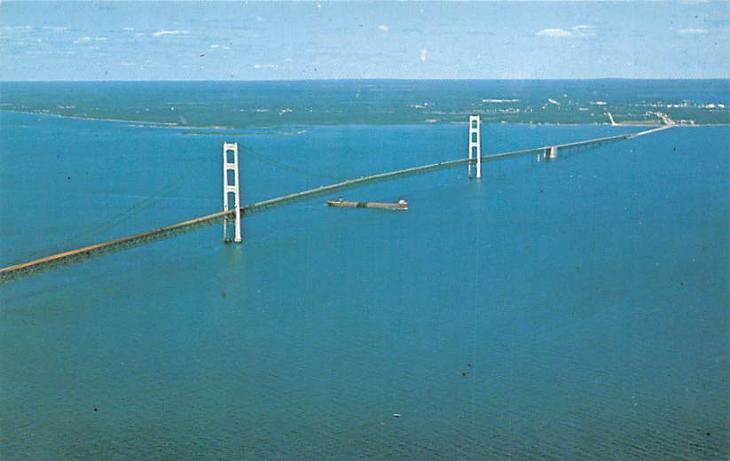 The Mackinac Bridge Longest Suspension Bridge In World - Mackinac ...