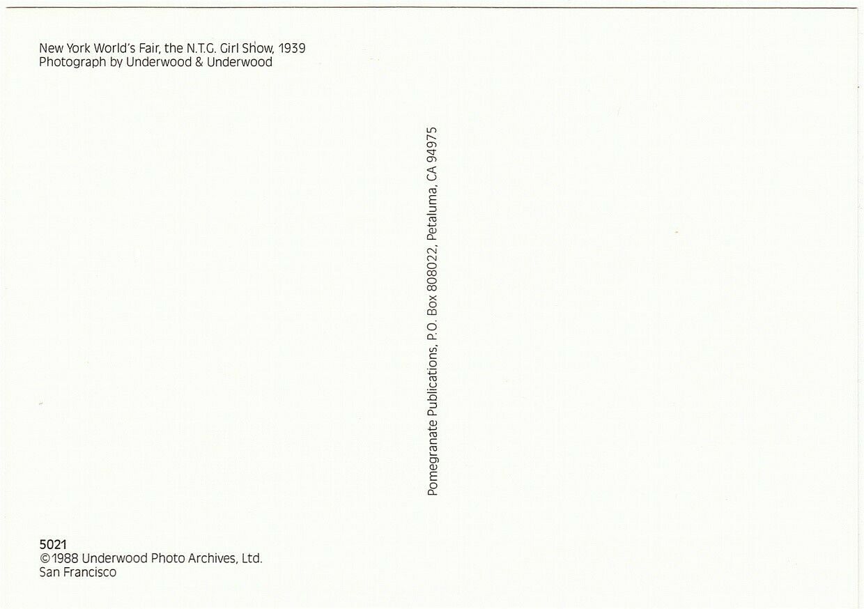 NTG Sun Worshipper Nude Show at 1939 New York World's Fair Modern ...