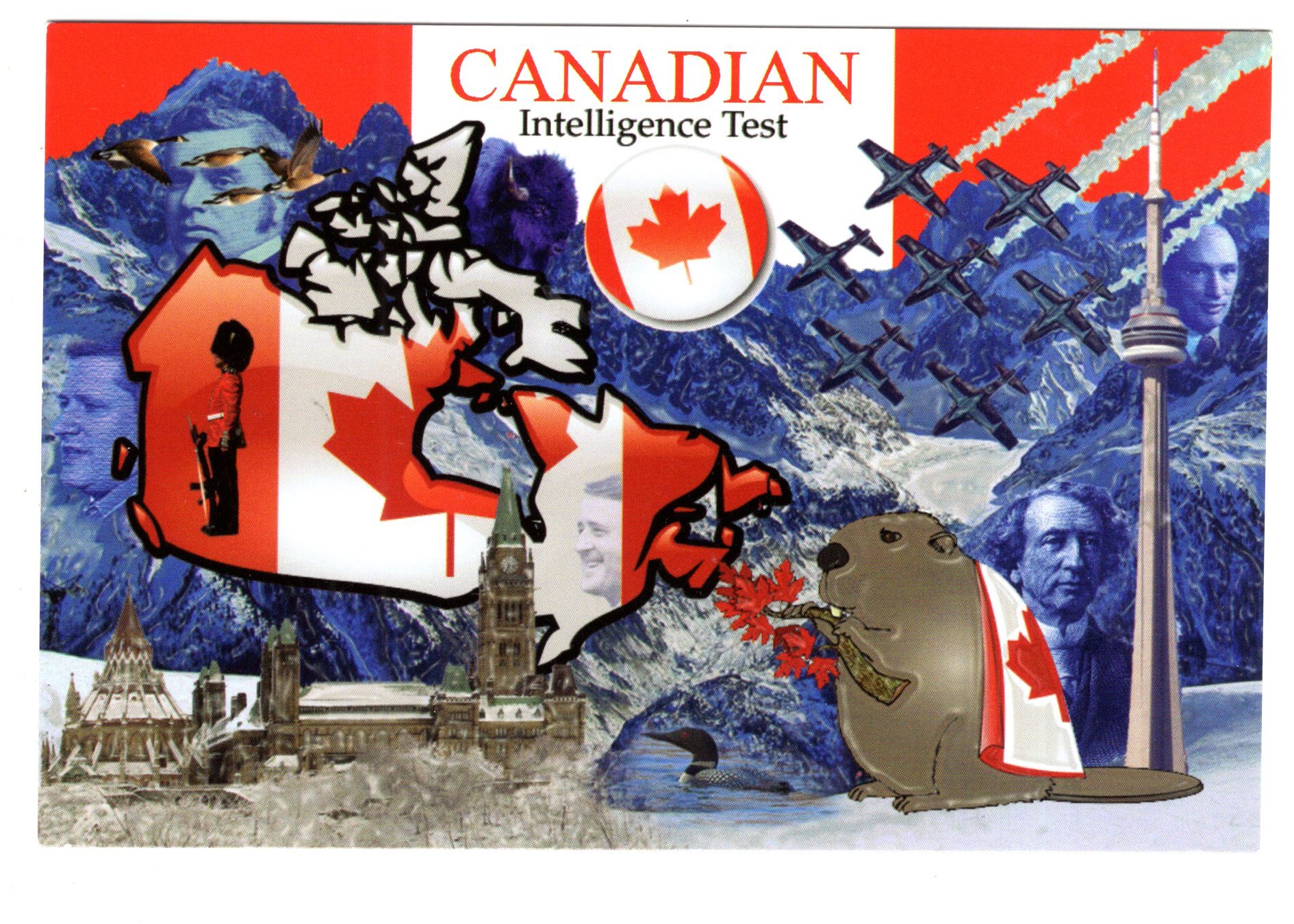 Canadian Intelligence Test, Pictorial Map, Christian Message | Topics ...