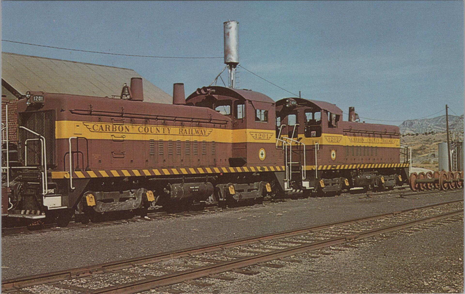 Locomotive: Carbon County Railway Company's "Units Number 1201 & 1202 ...