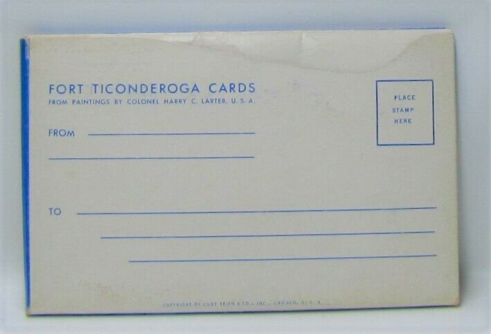 German Troups Burgoyne Fort Ticonderoga 1776-1777 (12) Postcard Set ...