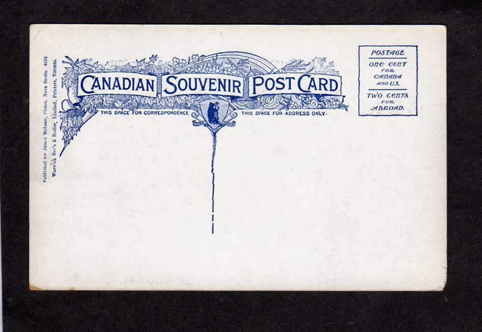 NS Vintage PICTOU NOVA SCOTIA CANADA Postcard Old Carte Postale PC ...