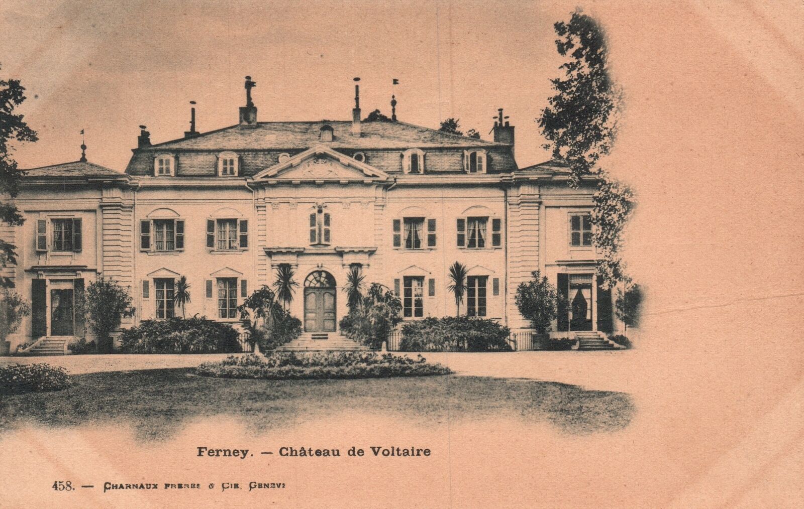 Vintage Postcard 1900's Castle Ferney Chateau de Voltaire France ...