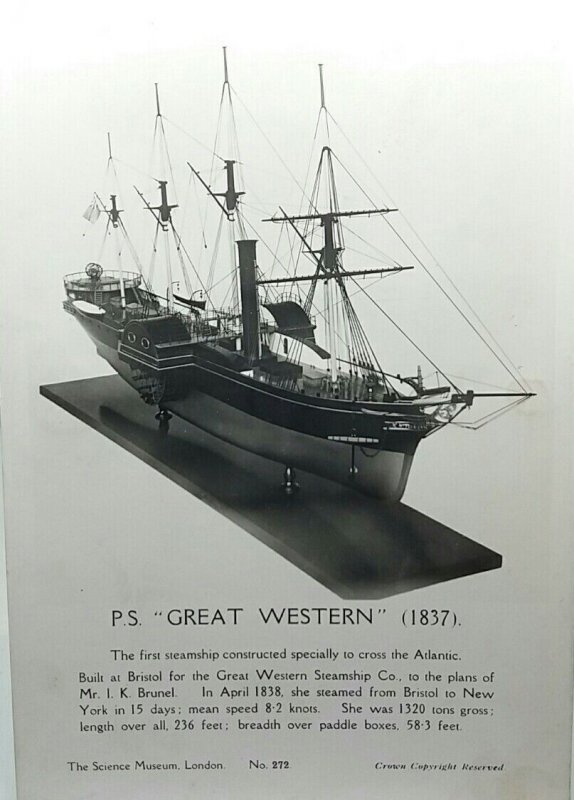 Model of PS Western Vintage Science Museum Ship RP Postcard | Other ...