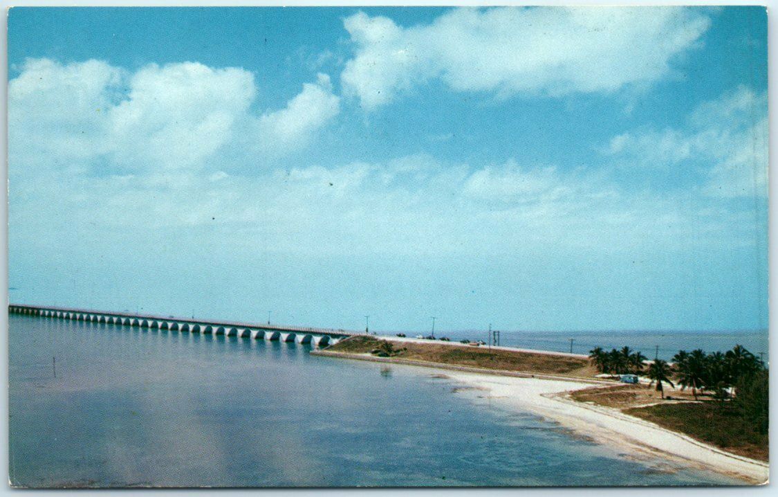 Postcard - Low Key Bridge & Beach along the Florida Keys | United ...