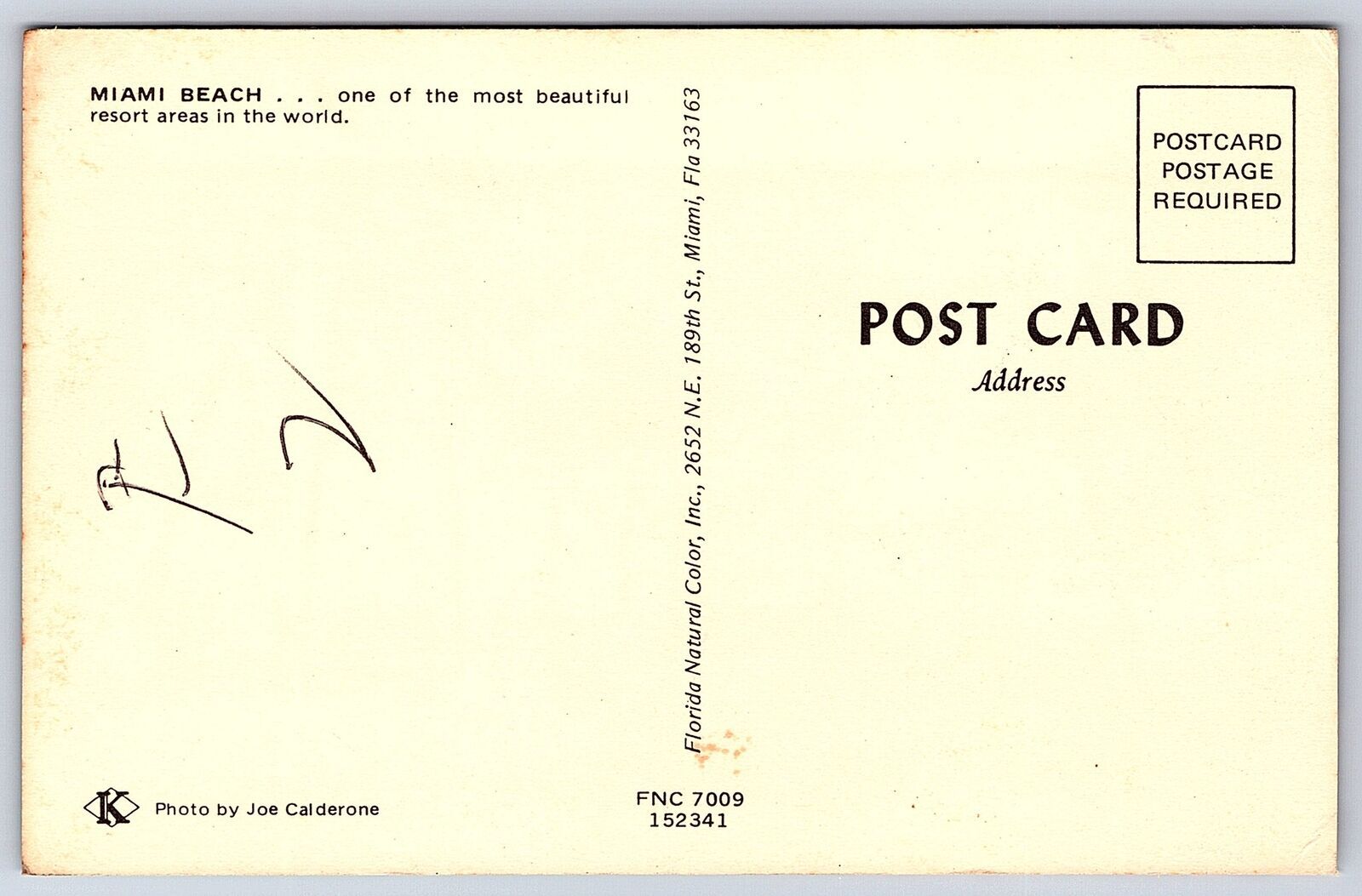 Vintage Postcard View of Hotel Buildings Resorts Oceanfront Miami Beach ...