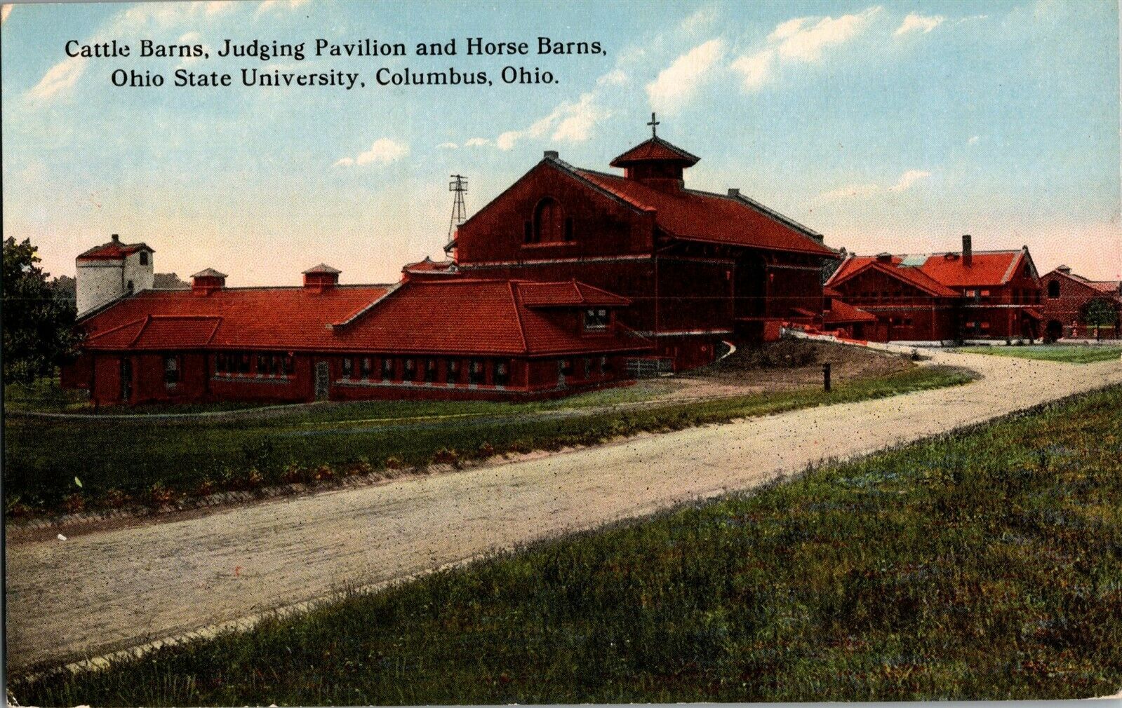 Cattle and Horse Barns, Judging Pavilion, OH State University Vtg ...