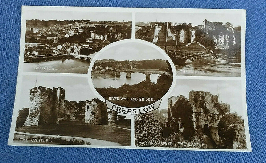 Vintage Real Photo Multiview Postcard Chepstow Monmouthshire D1 ...
