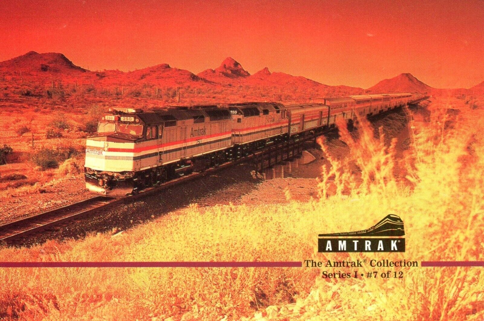 Vintage Amtrak Postcard Railroad Train Collection Series I -- #7 of 12 ...