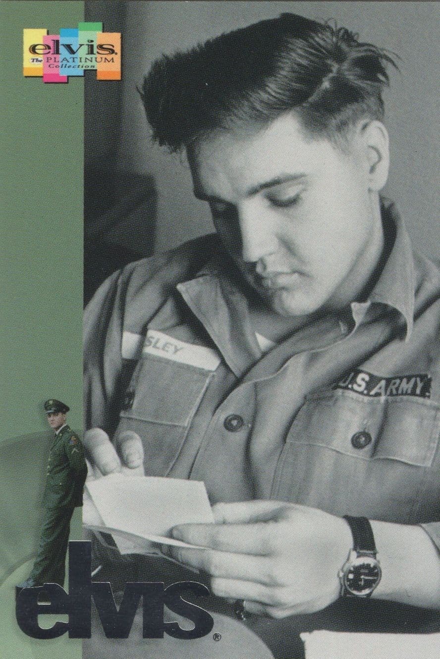 Elvis Presley Military German Army Journalist Fans Rare Photo Trade ...