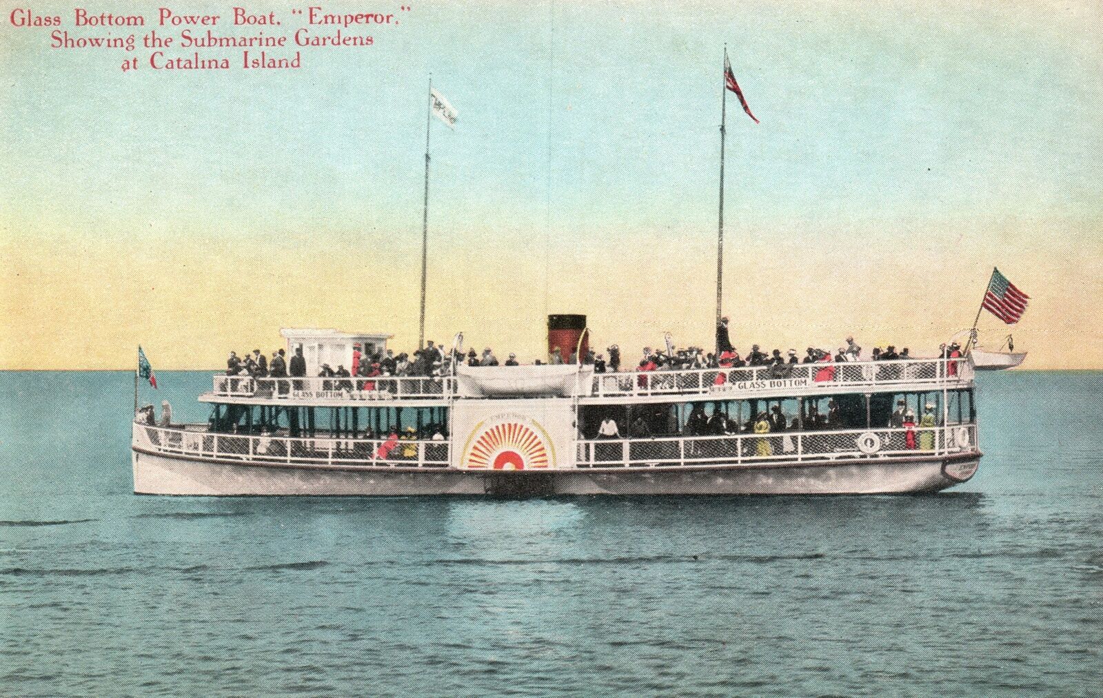 Vintage Postcard 1910's Emperor Boat Submarine Gardens Avalon Catalina ... Vintage Postcard 1910's Emperor Boat Submarine Gardens Avalon Catalina ...