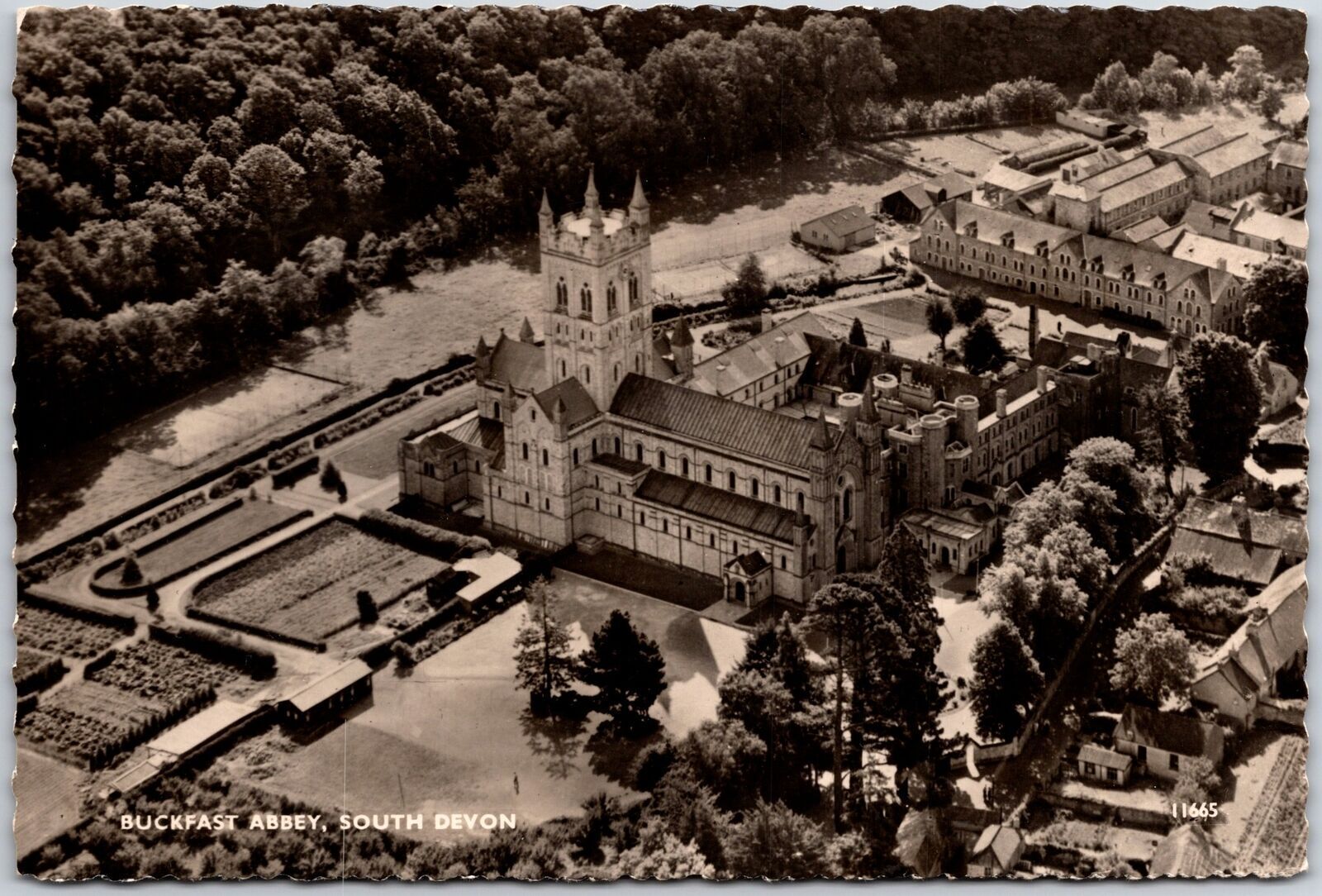 Buckfast Abbey Devon England Benedictine Monastery Real Photo RPPC ...