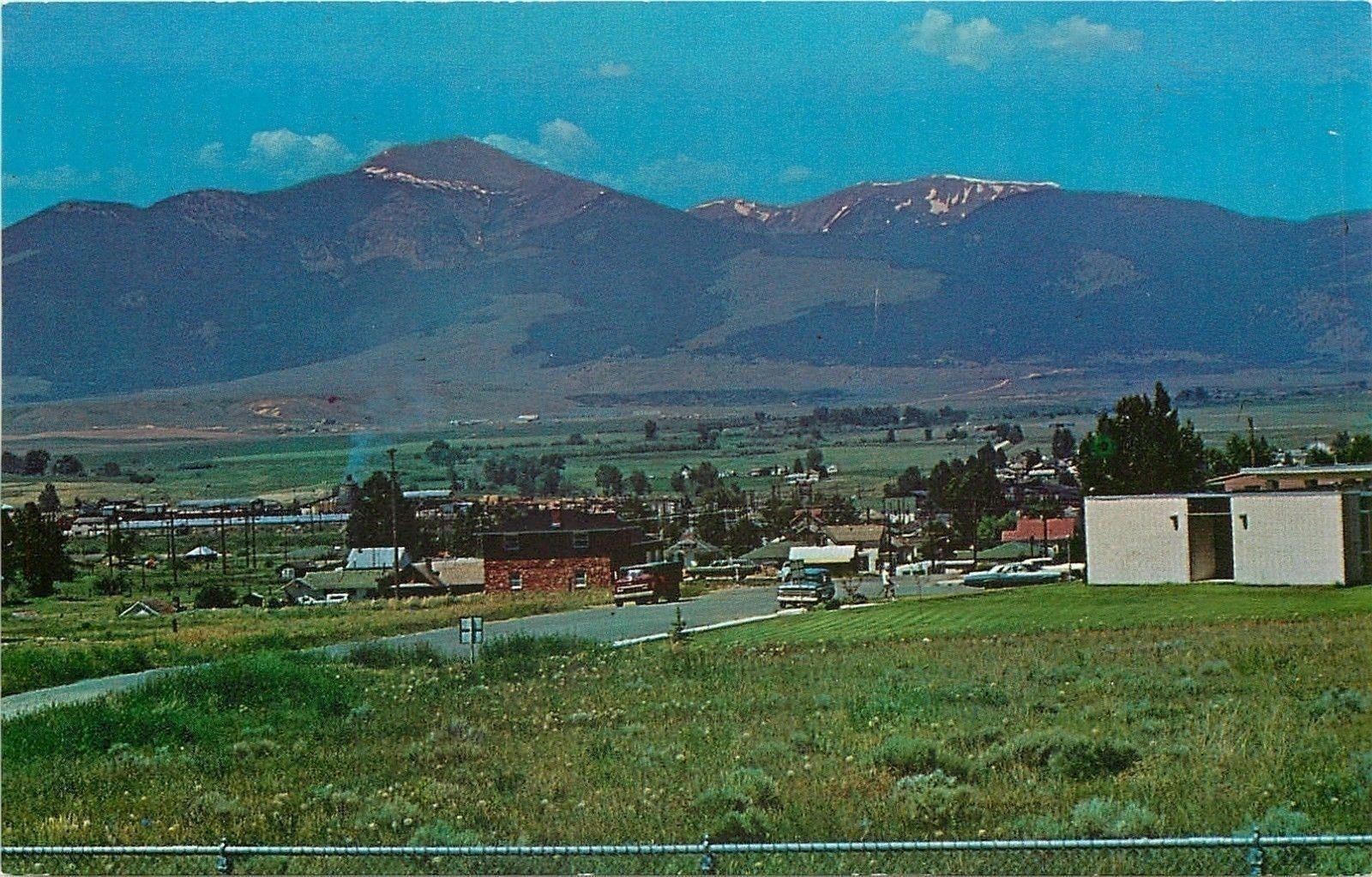 Deer Lodge Montana~Mt Powell and Montana State Prison~1960s Postcard ...