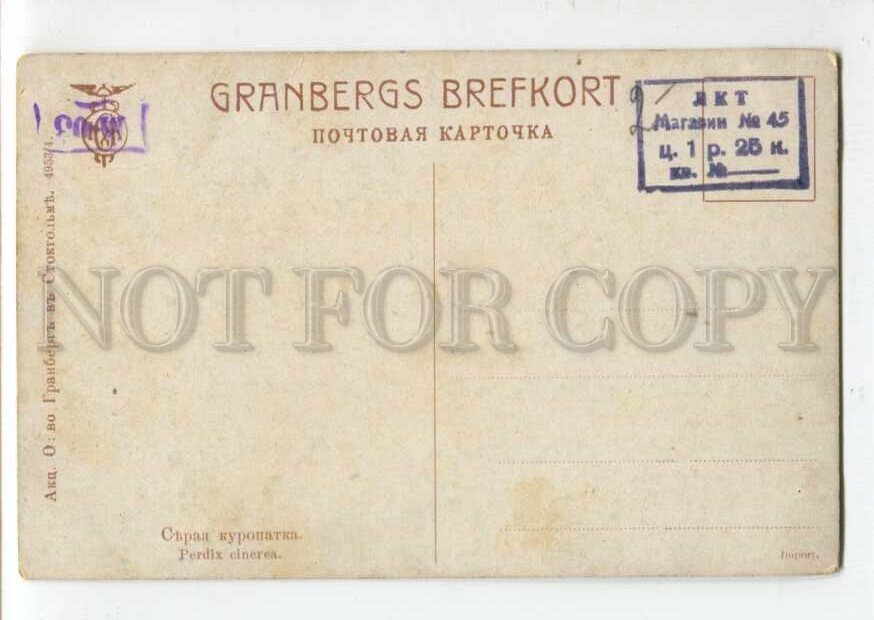 3117133 Grey Partridge by BZ ZVORIKIN vintage Russian PC | Topics ...