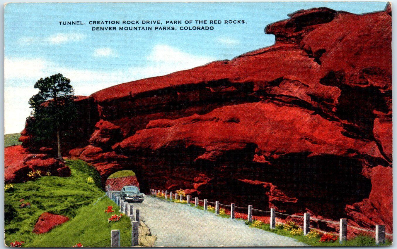 Tunnel at Creation Rock Drive, Park Of The Red Rocks, Denver Mountain ...