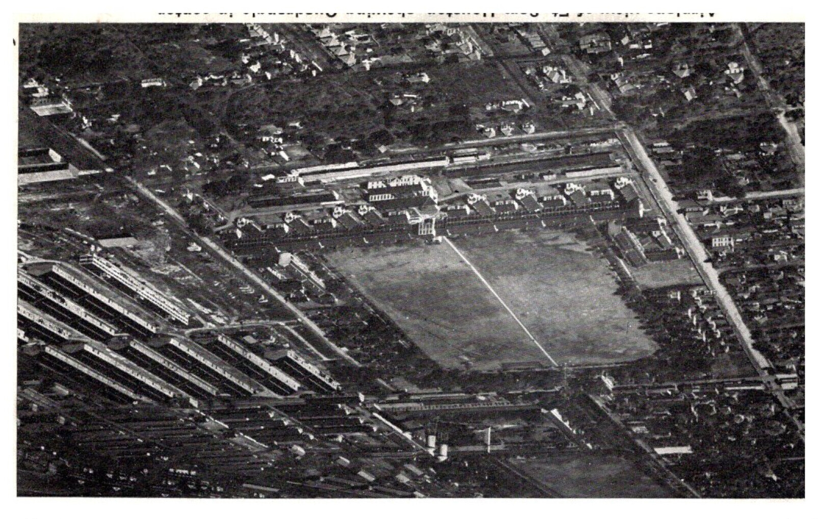 Texas Fort Sam Houston , Airplane view showing Quadrangle | Topics ...
