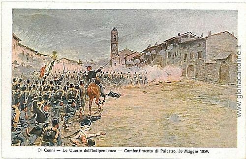 Cartolina D'epoca - Regimentali: Q. Cenni - Palestro | Other / Unsorted ...