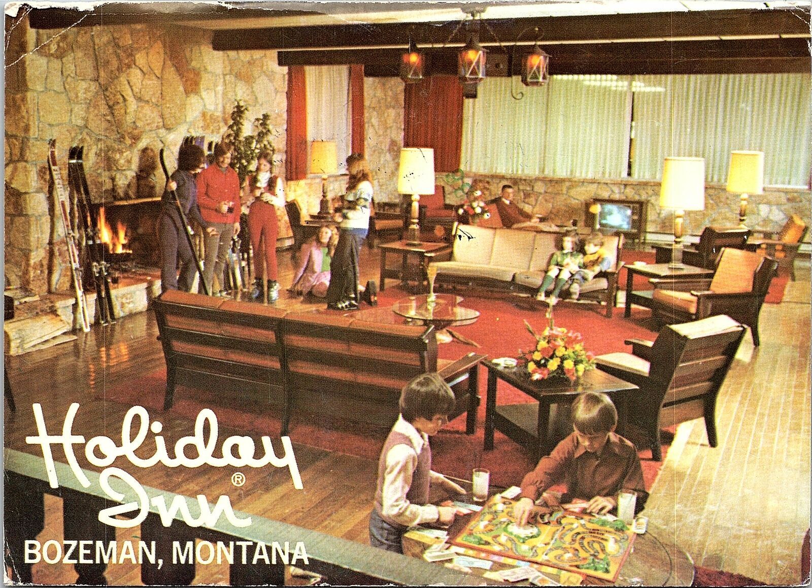 Vintage Continental Size Postcard Holiday INN Bozemn Montana 1970s ...