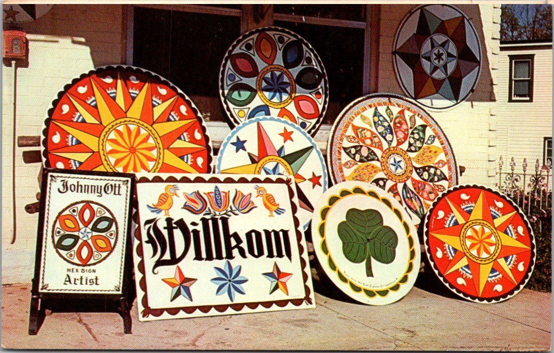 Pennsylvania Dutch Country Amish Hex Signs Johnny Ott Artist | United ...
