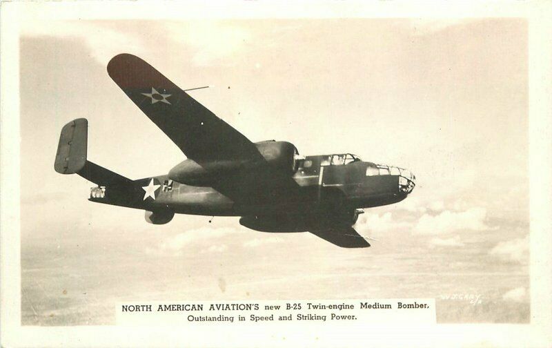 Aircraft Aviation 1940s WW2 Military RPPC Photo Postcard 2778 / HipPostcard