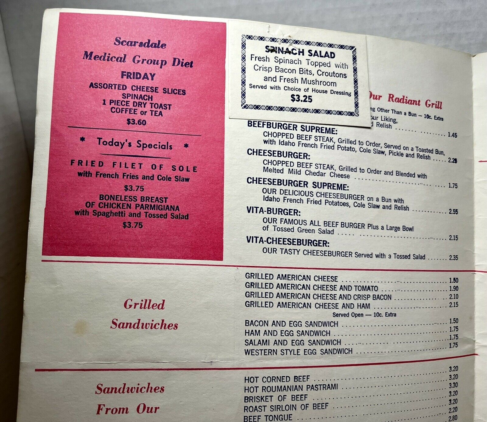 Vintage 1981 The Chimes Coffee House Menu New York City NYC | Ephemera ...