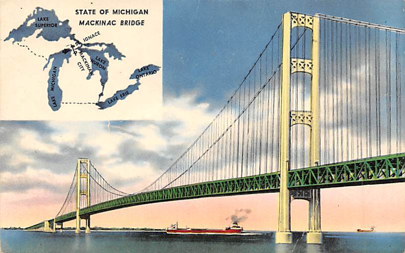 The Mackinac Bridge World's Longest Suspension Bridge - Mackinac Bridge ...