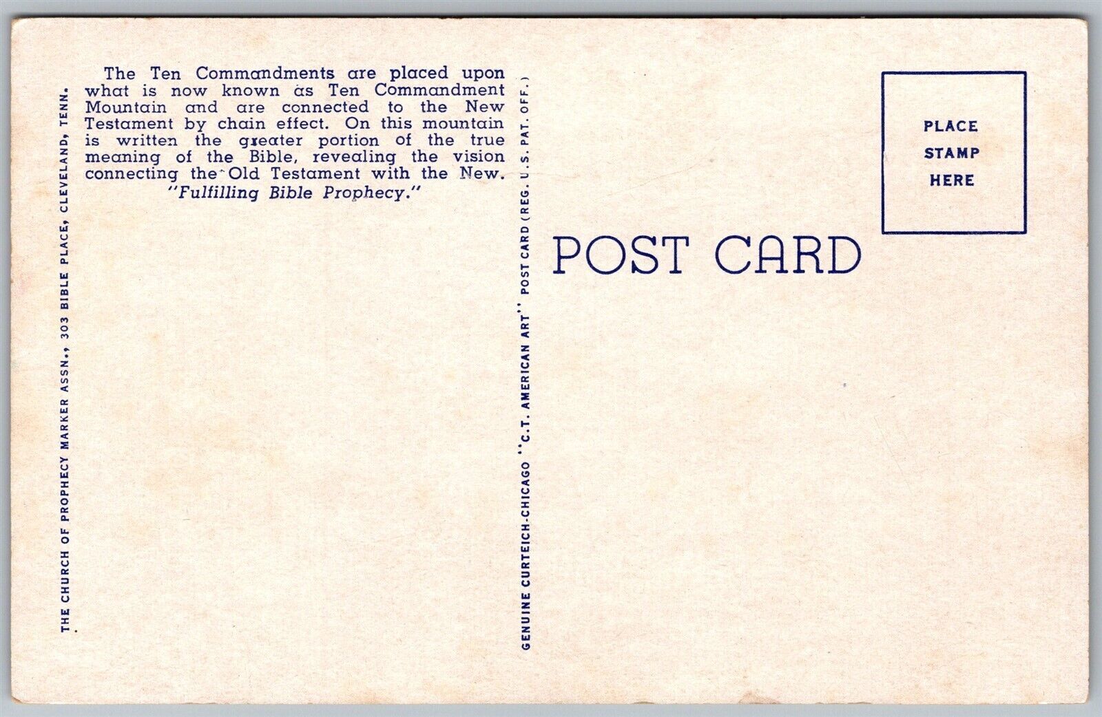 Vtg Murphy North Carolina NC Commandments Fields Of The Wood 1940s ...