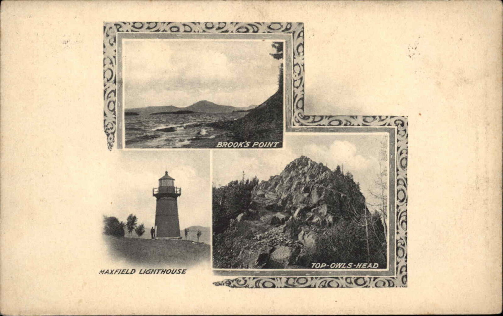 Lake Memphremagog Vermont VT Maxfield Lighthouse Multi View Postcard ...