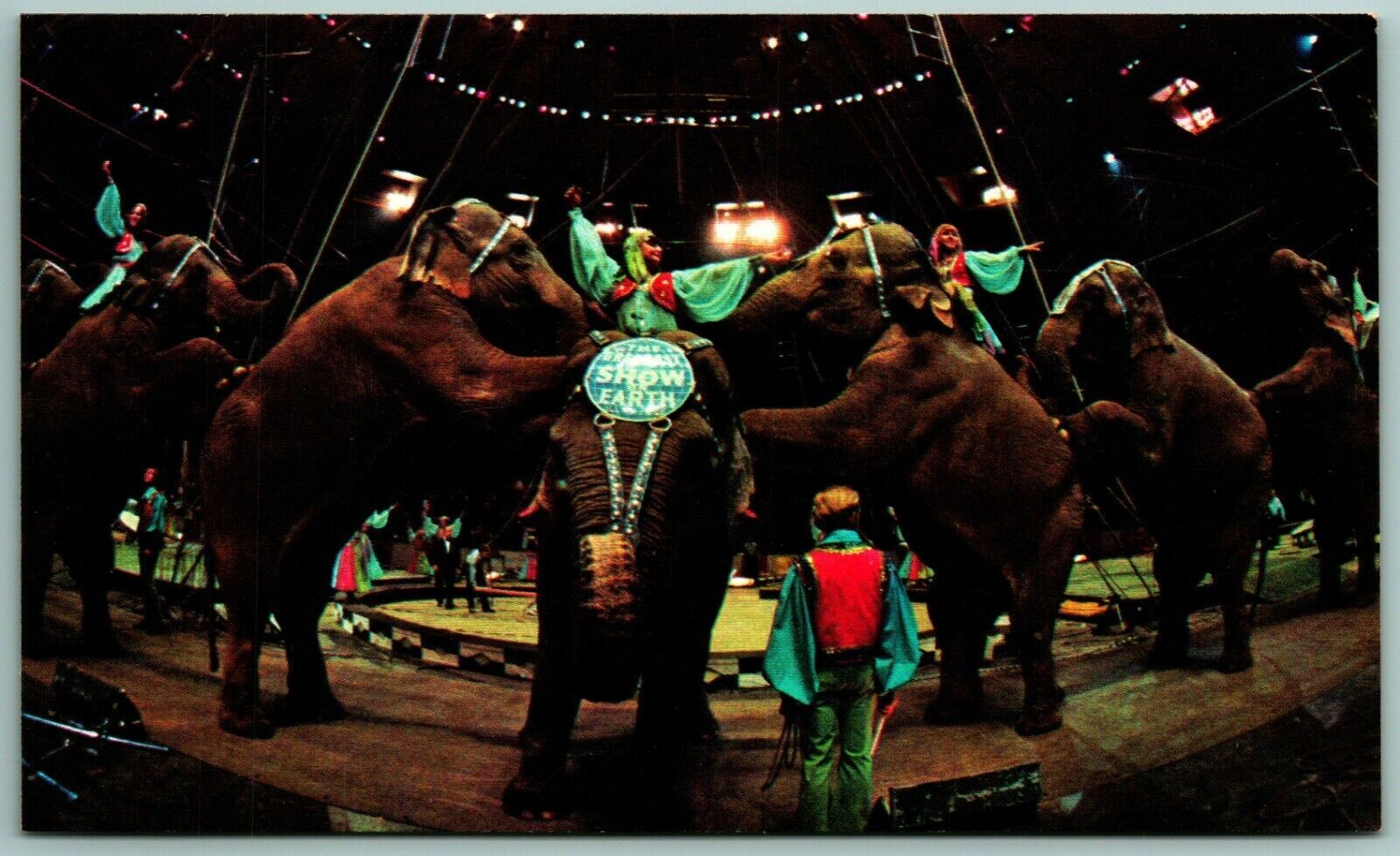 Elephant on Hind Legs Ringling Bros Barnum & Baily Circus UNP Chrome ...