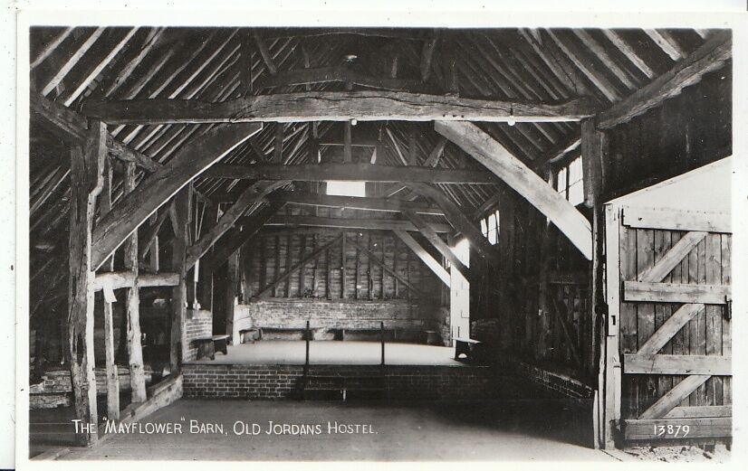 Buckinghamshire Postcard - The Mayflower Barn - Old Jordons Hostel - RP ...