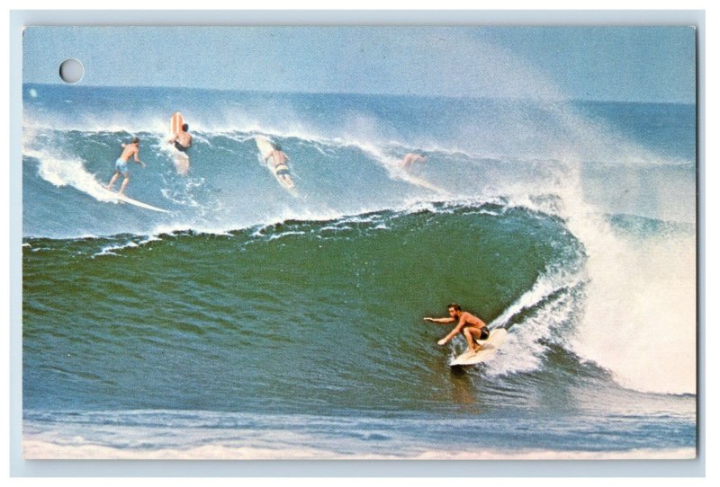 Vintage Surfing Riding The Wavesd Lot Of 6 Postcard P225E | Other ...