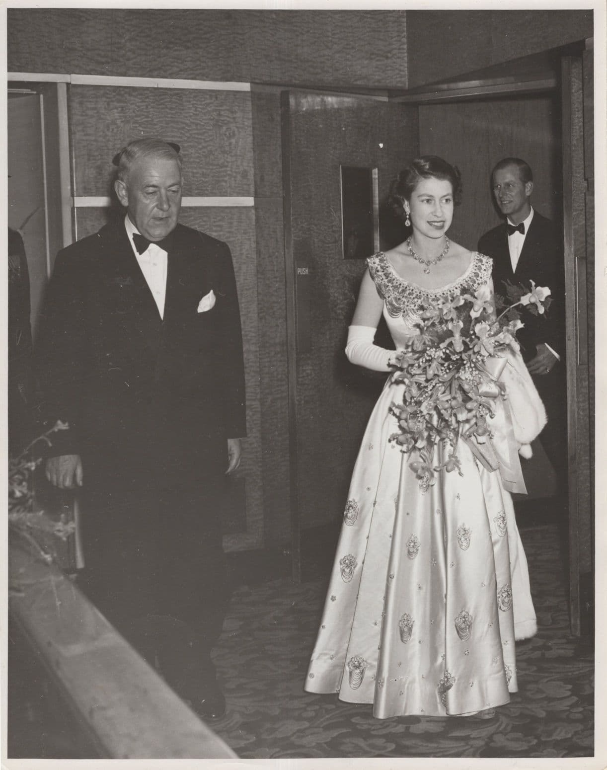 Queen Elizabeth II At Conquest Of Mount Everest Film Premiere Press ...