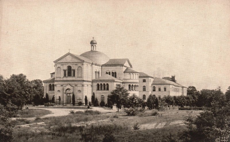 Vintage Postcard Historic Franciscan Monastery Mount St. Sepulchre ...