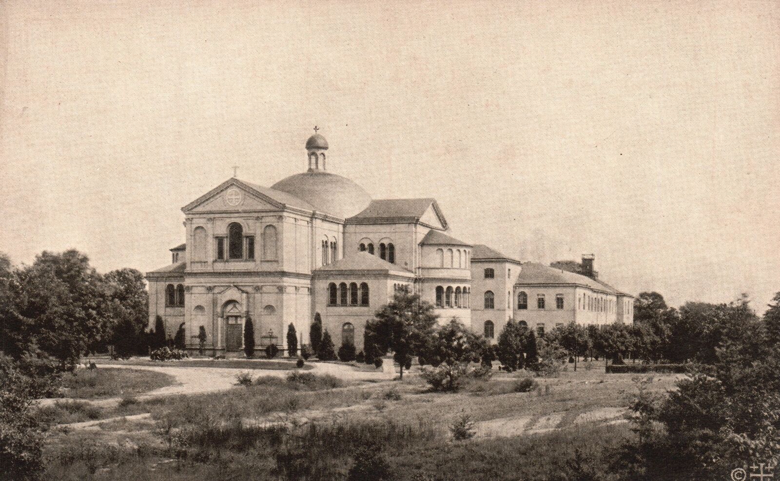 Vintage Postcard Historic Franciscan Monastery Mount St. Sepulchre ...
