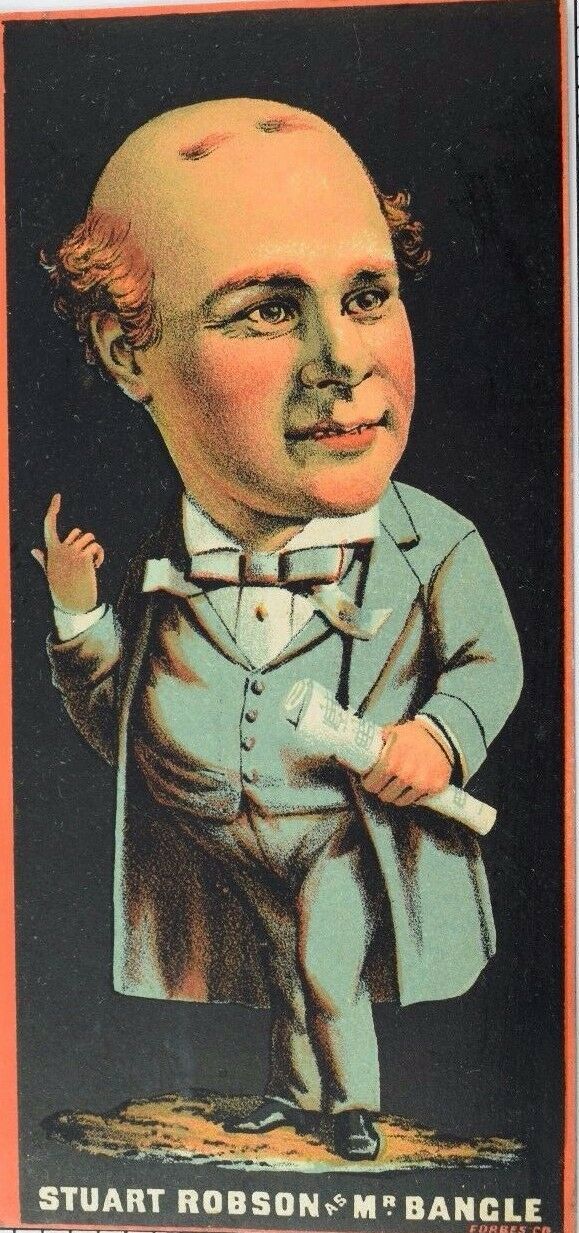 1870's-80's Actor Stuart Robson as Mr. Bangle Victorian Trade Card P64 ...