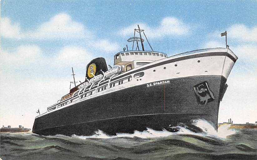 SS Spartan Ferry Boat Ship | Topics - Transportation - Boats - Other ...