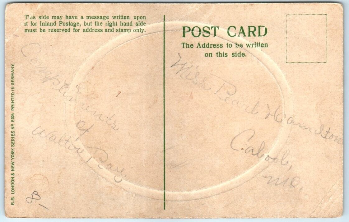 Postcard - An Artful Inspiration with Poem and Lovers Art Print ...