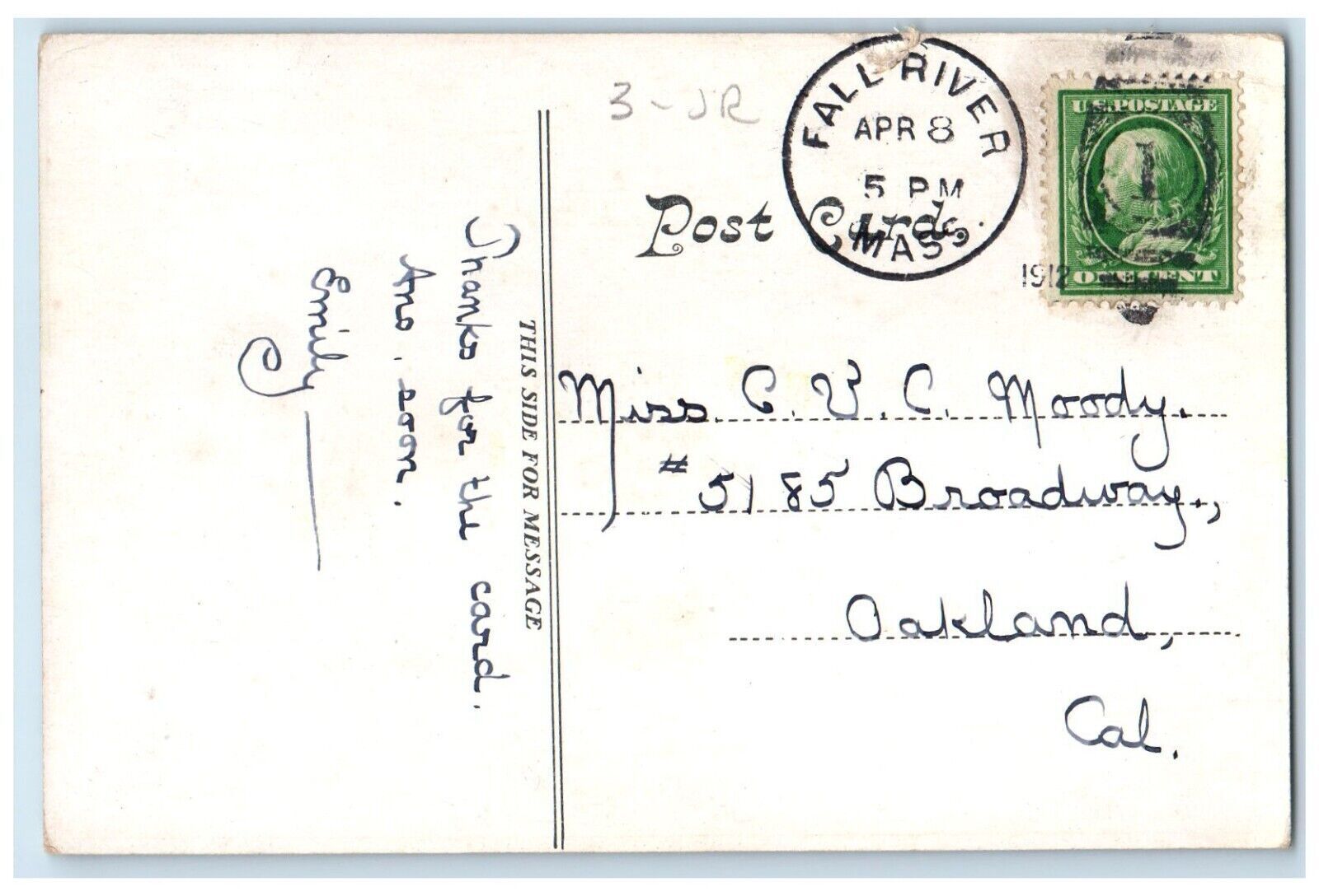 1912 Exterior View Dominican Fathers Residence Fall River Massachusetts ...