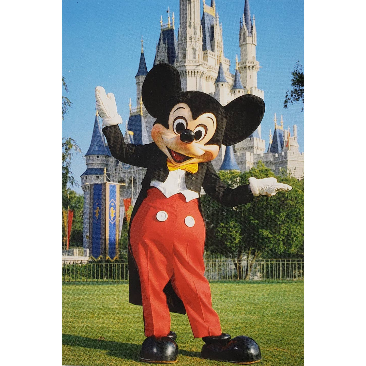 Mickey Mouse Welcome Magic Kingdom Disney Castle Orlando FL Postcard ...