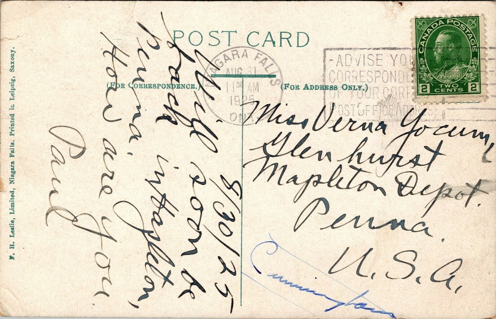 Vtg Niagara Falls New York NY American Fall and Ice Mountain 1910s ...