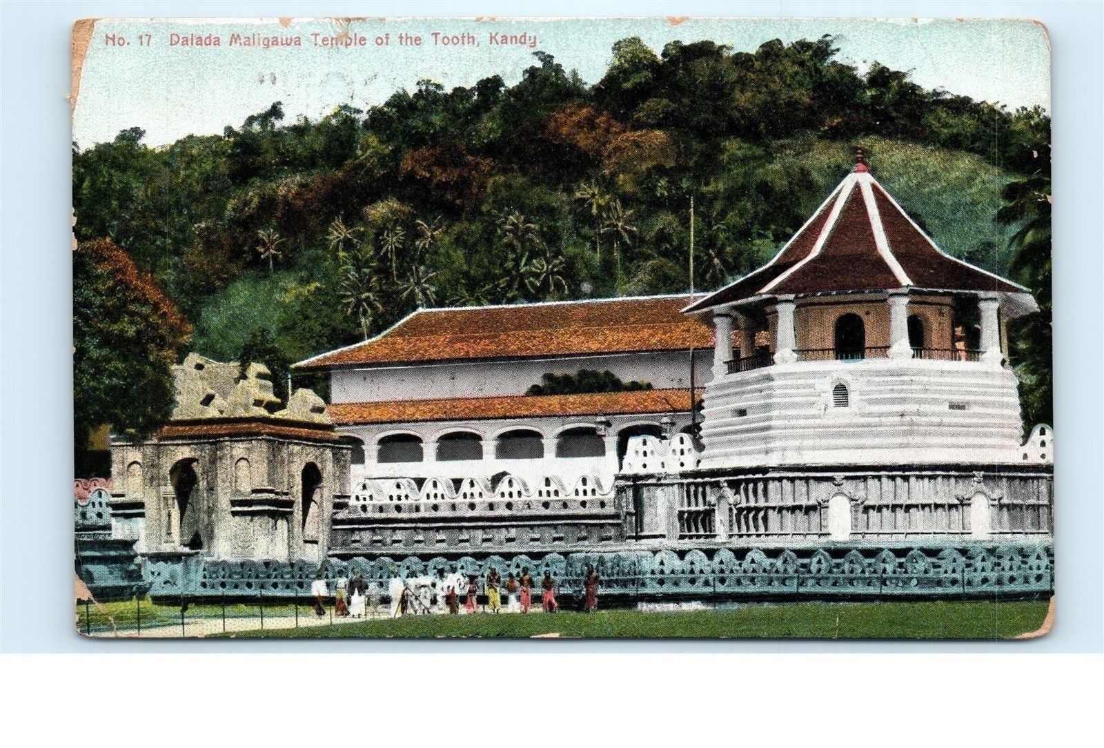*Dalada Maligawa Temple of the Holy Tooth Kandy Ceylon Sri Lanka Postcard C08 | Other / Unsorted ...