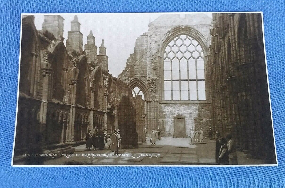 Vintage Judges Postcard Edinburgh Palace Of Holyrood House Chapel A1C ...