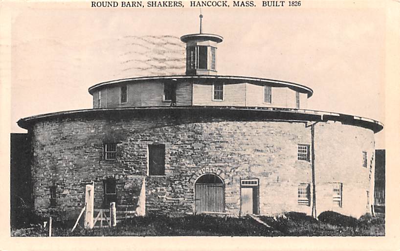 Round Barn Hancock, Massachusetts MA USA Shaker 1938 | United States ...