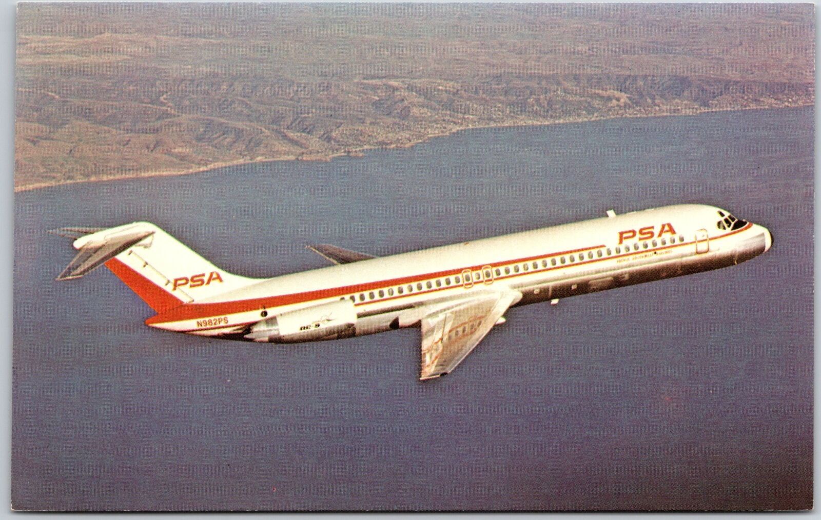 Airplane PSA - Pacific Southwest Airlines McDonnell Douglas DC-9-31 ...