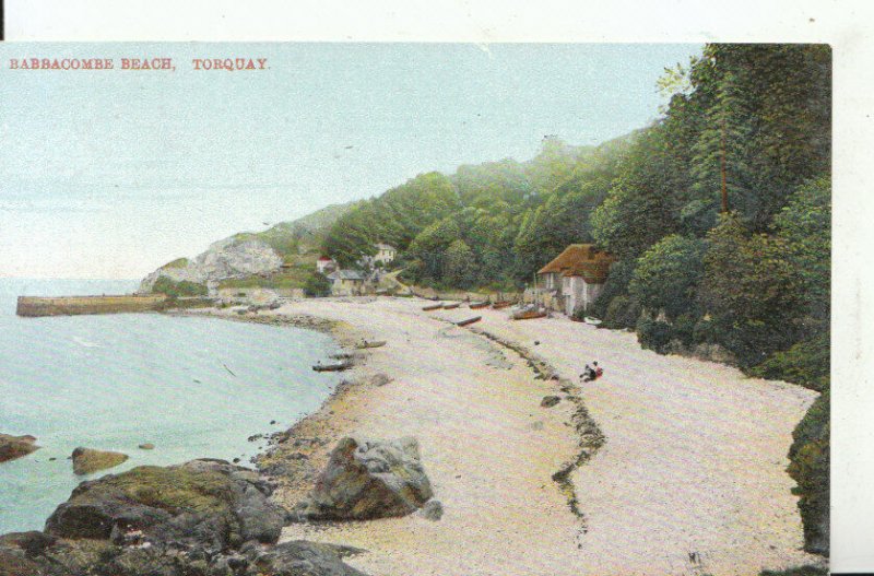 Devon Postcard - Babbacombe Beach - Torquay - Ref 16161A | Europe ...