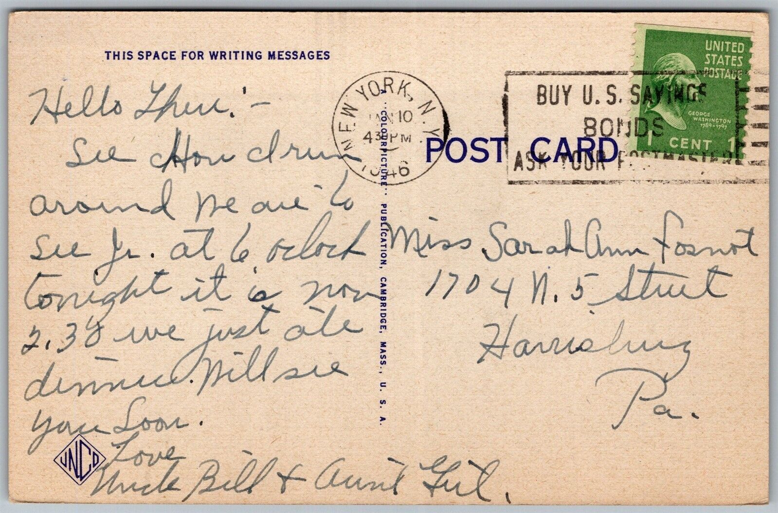 Vtg New York City NY City Hall Park 1940s View Old Linen Card Postcard ...