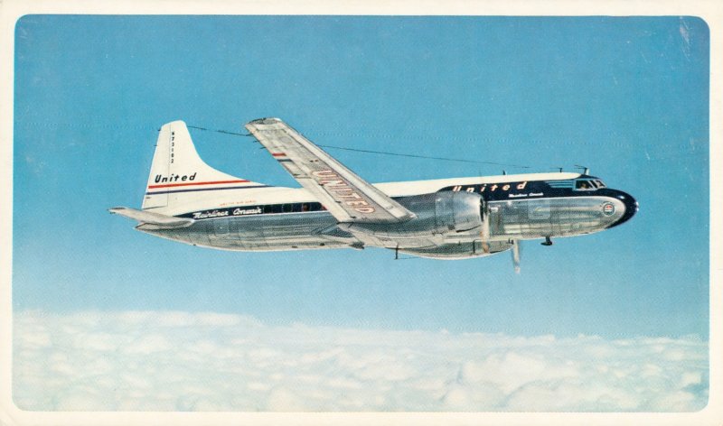 Mainliner Convair United Airlines Airplane twin-engine planes | Topics ...