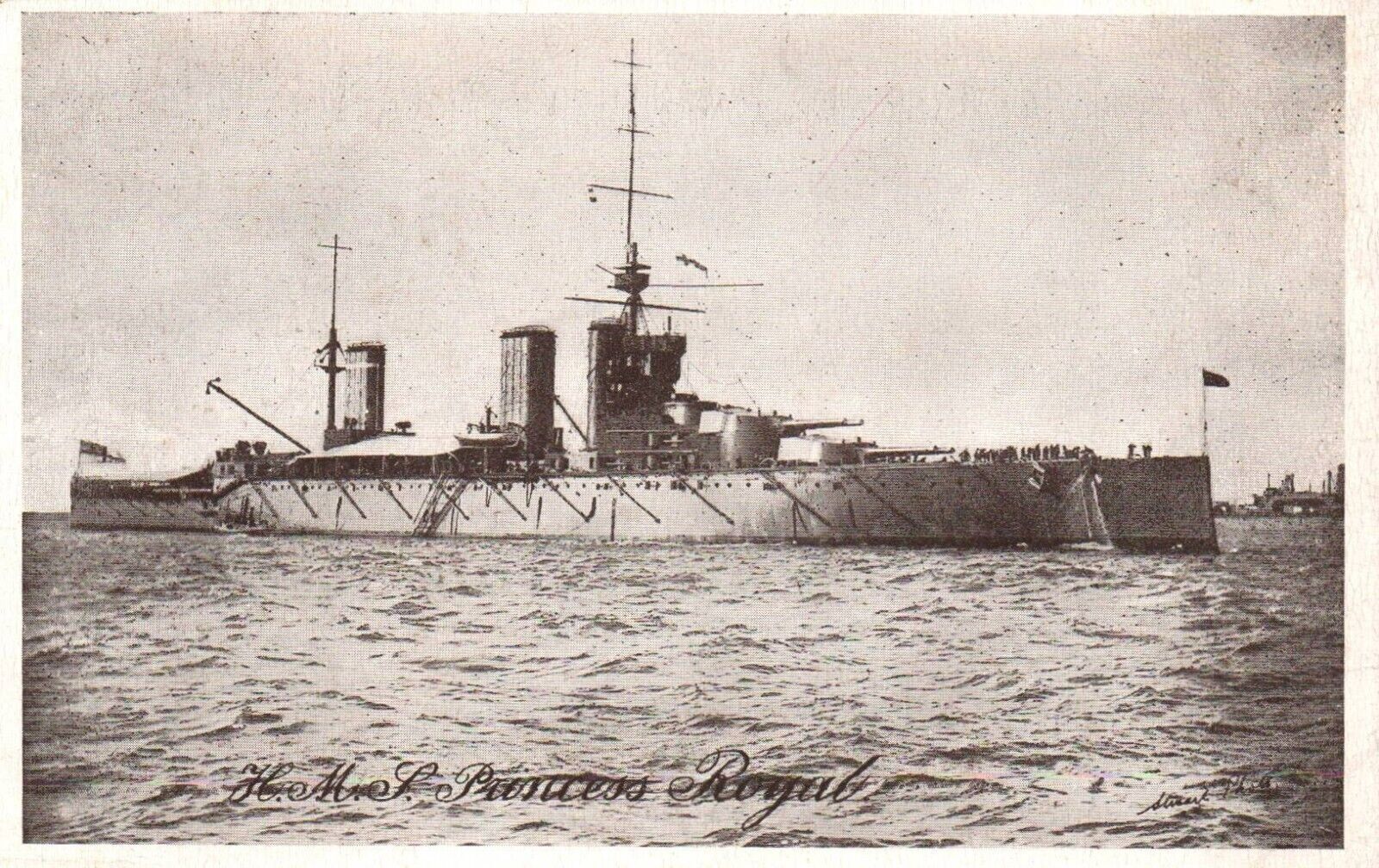 British Royal Navy HMS Princess Royal (2) - RPPC Photo WWI c1910 ...