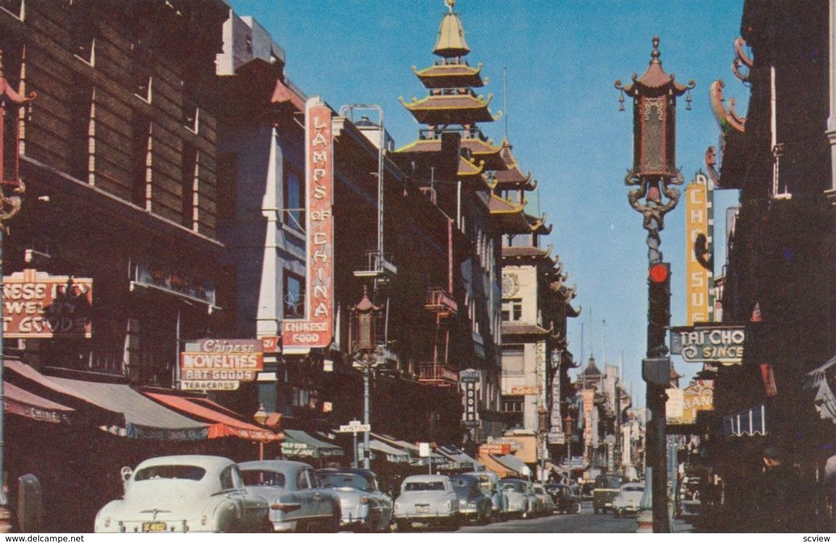 SAN FRANCISCO, California, 1950-60s; Grant Avenue, Chinatown, Store ...